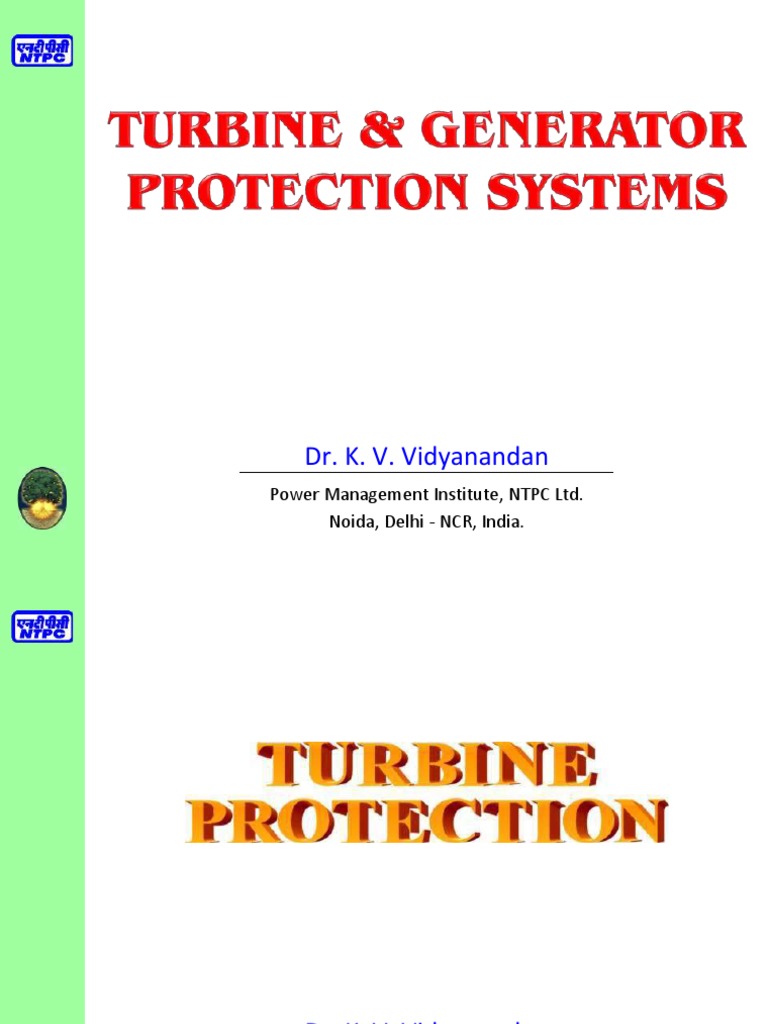 Turbine & Generator Protection Guide | PDF | Electric Generator | Relay