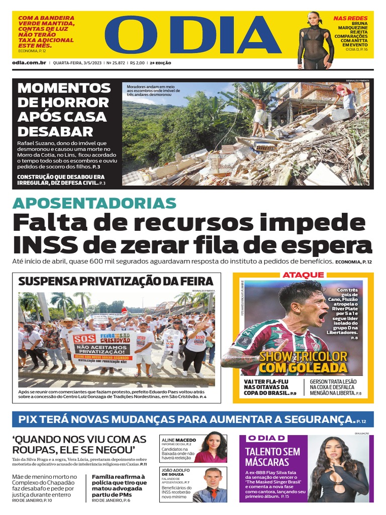O Dia RJ 03.05.23 © PDF | PDF | Família