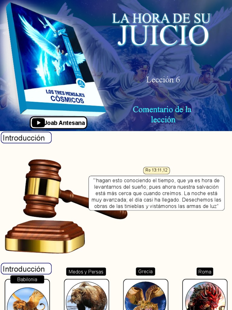 La Hora Del Juicio - Egw | PDF | Daniel (figura bíblica) | Expiación en ...