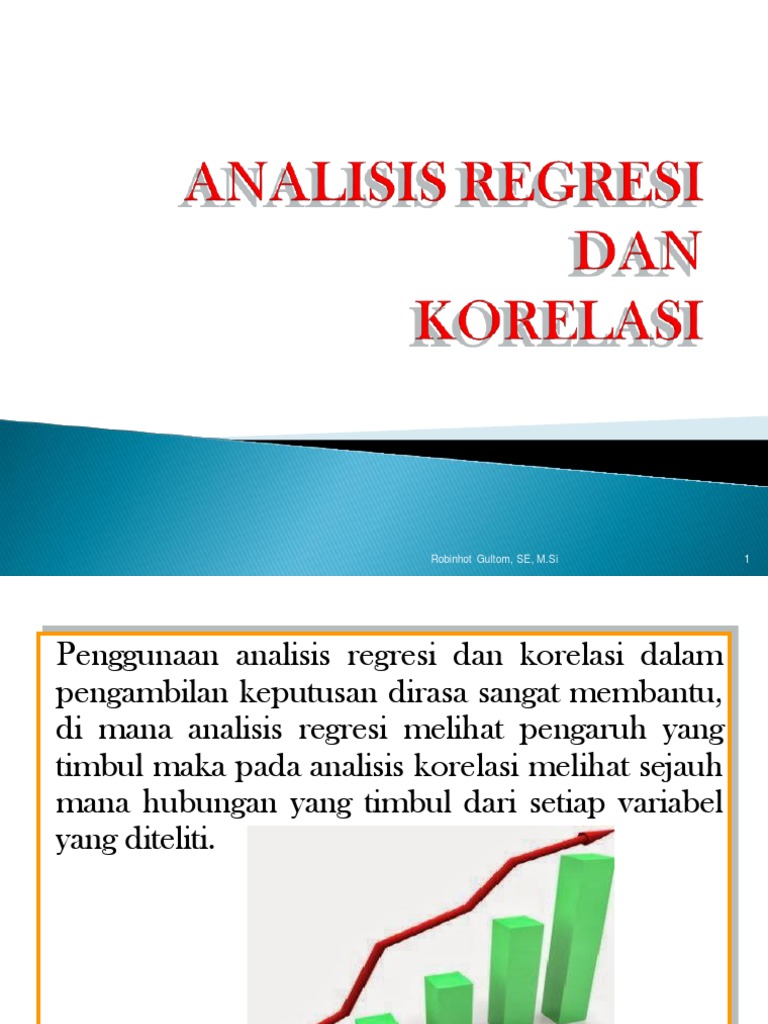 TPK-05 Analisis Regresi Dan Korelasi PDF | PDF | Karier & Perkembangan | Metode & Bahan Ajar