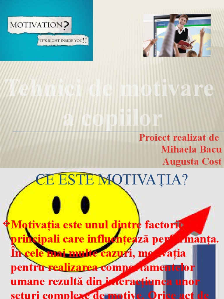 Tehnici de Motivare A Elevilor | PDF