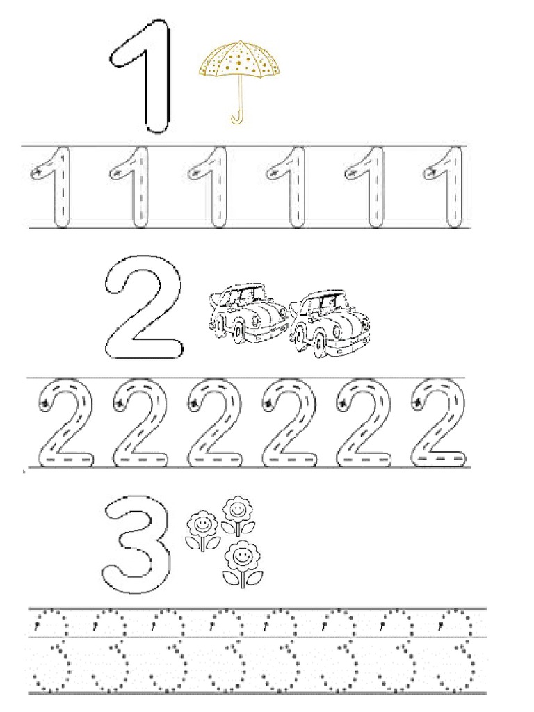 Numeros 1,2,3 | PDF