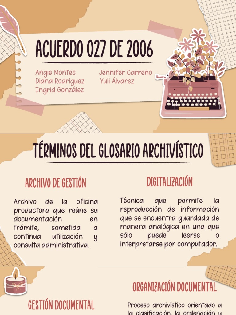 Diapositivas ACUERDO 027 de 2006 | PDF