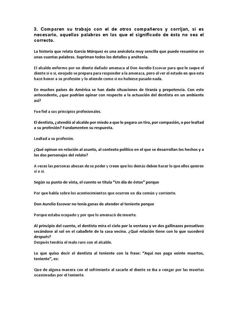 Un Dia de Estos(1) Falco Parte | PDF