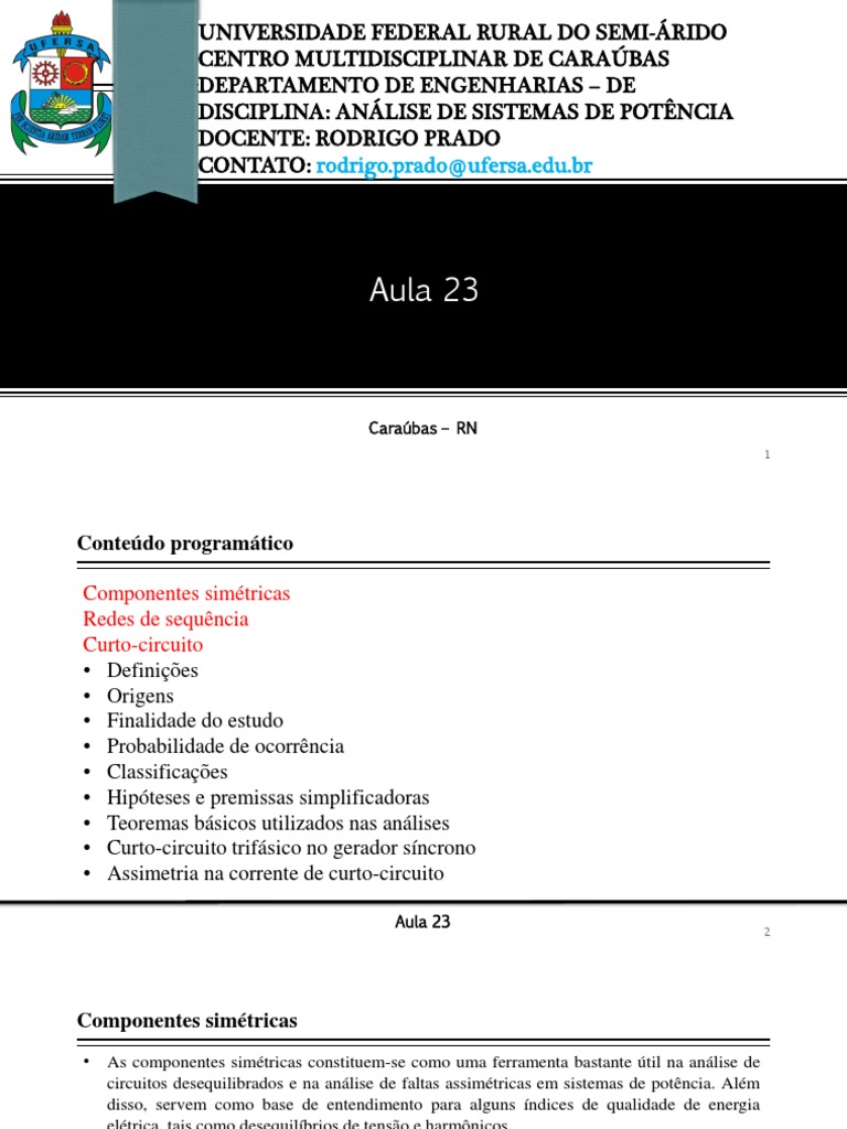 Aula 23 PDF | PDF