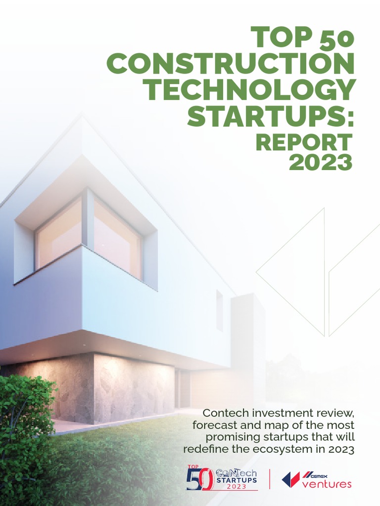 Top 50 Construction Technology Startups. Report 2023.pdf | PDF