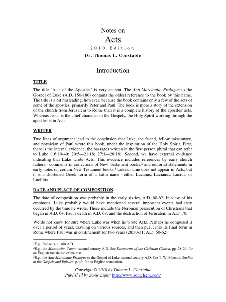 Acts | PDF | Acts Of The Apostles | Gospel Of Luke