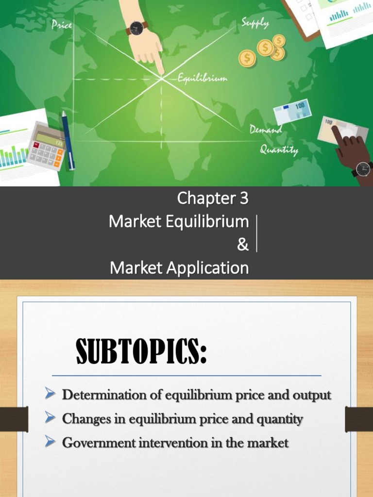 Chapter 3 Market Equilibrium & Market Application PDF | PDF | Economic ...