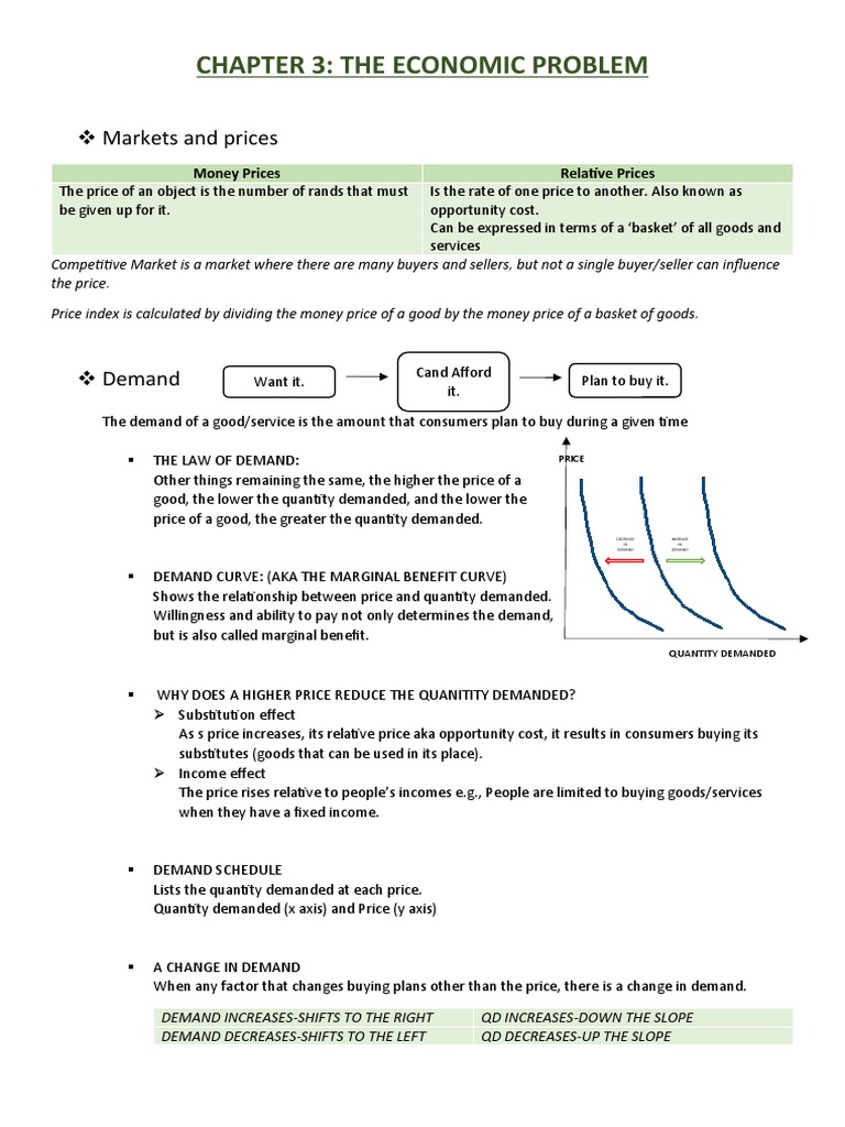 CHAPTER 3-Demand & Supply | PDF | Demand | Supply (Economics)