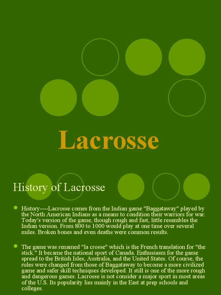 Lacrosse Guide | PDF | Sports & Recreation