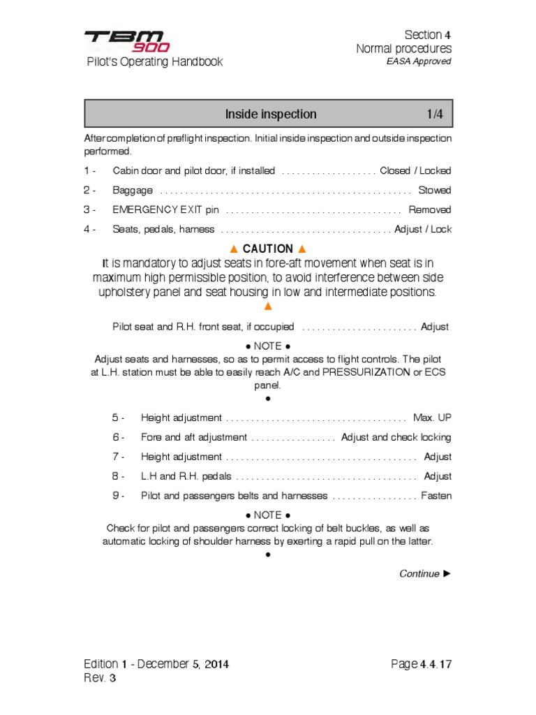 TBM900 Pre PDF | PDF | Voltage | Cockpit