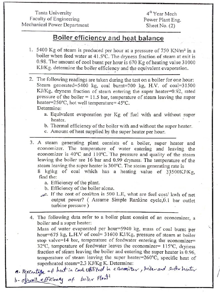 Sheet.2 Boilers.pdf | PDF