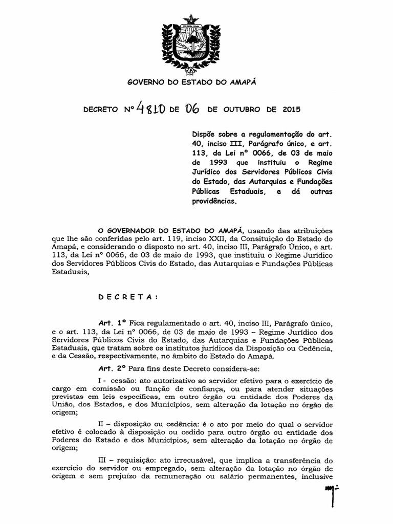 Decreto 4810 2015 SEAD | PDF