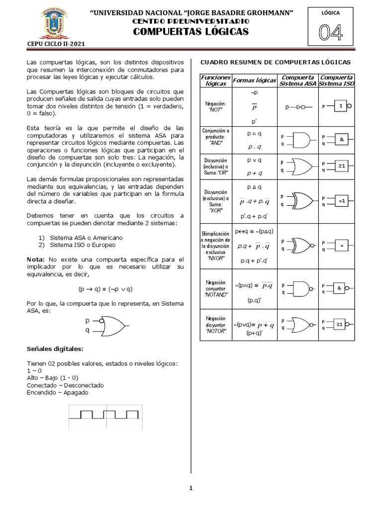 Pract. 04 - Lógica PDF | PDF Pract. 04 - Lógica PDF | PDF