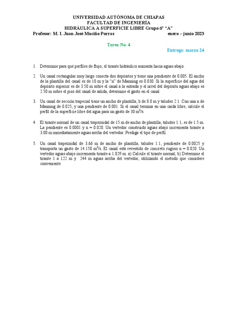 Tarea No. 4 Grupo A PDF | PDF