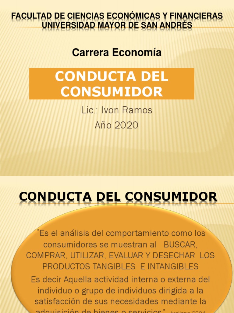 Conducta Del Consumidor PDF | PDF | Comportamiento | Los consumidores