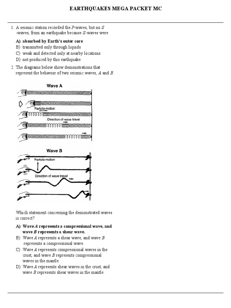 Key Earthquakes Mega Packet MC | PDF | Seismology | Earthquakes