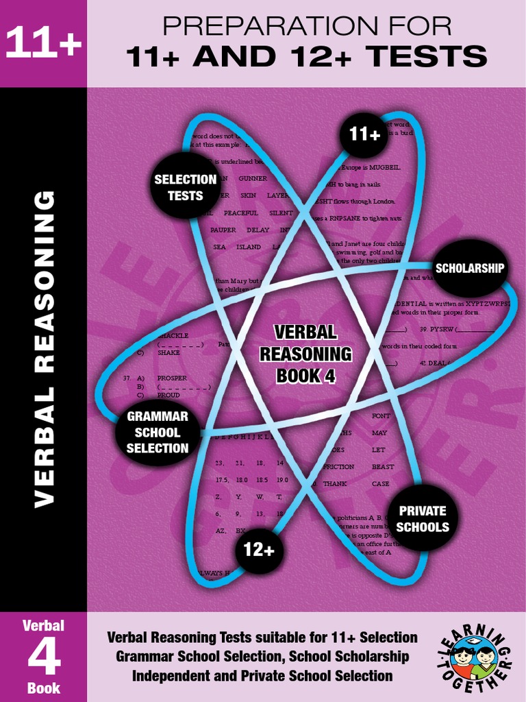 11 12 Verbal Reasoning Learning Together bk1 PDF | PDF