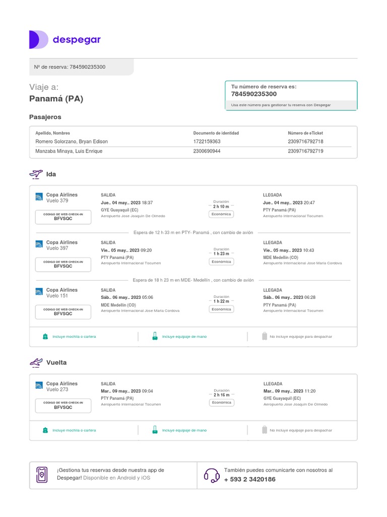 Voucher Flight D-202305030432 PDF | PDF | Aplicación movil | Aeropuerto