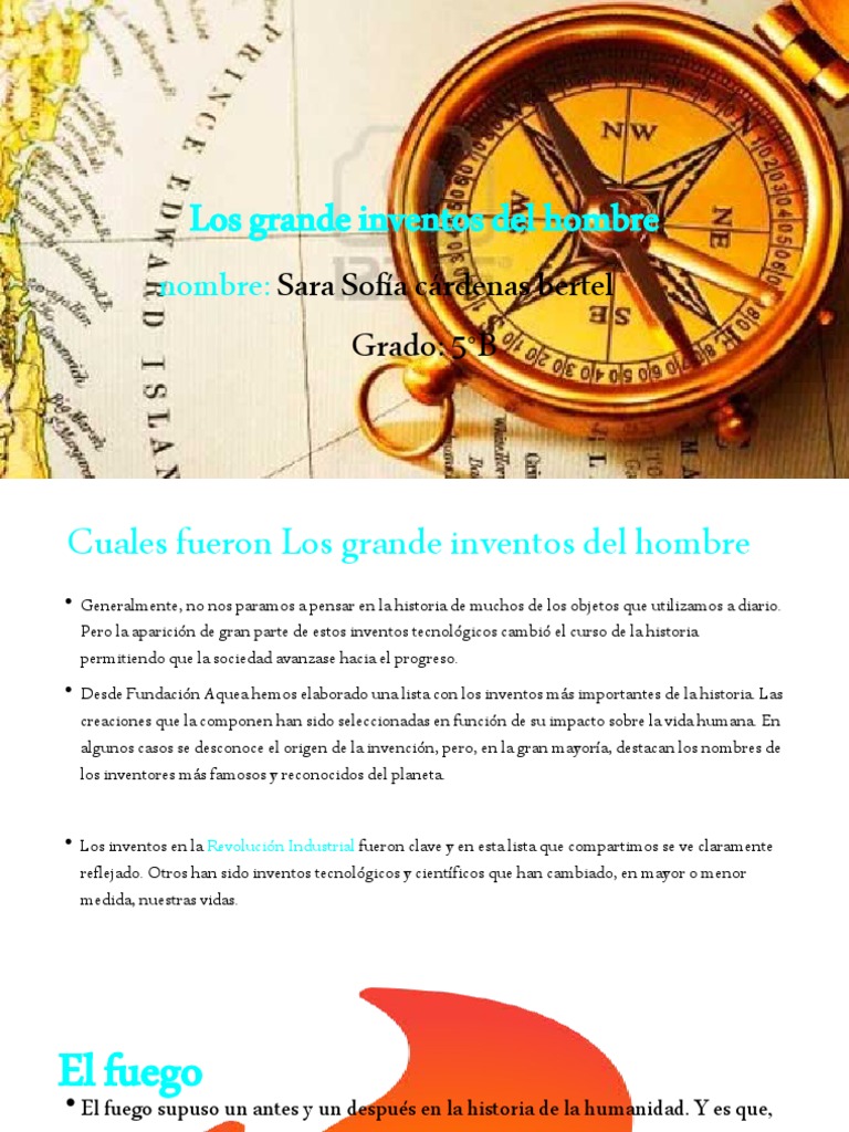 Los Grande Inventos Del Hombre | PDF | Imprenta | Bombilla incandescente