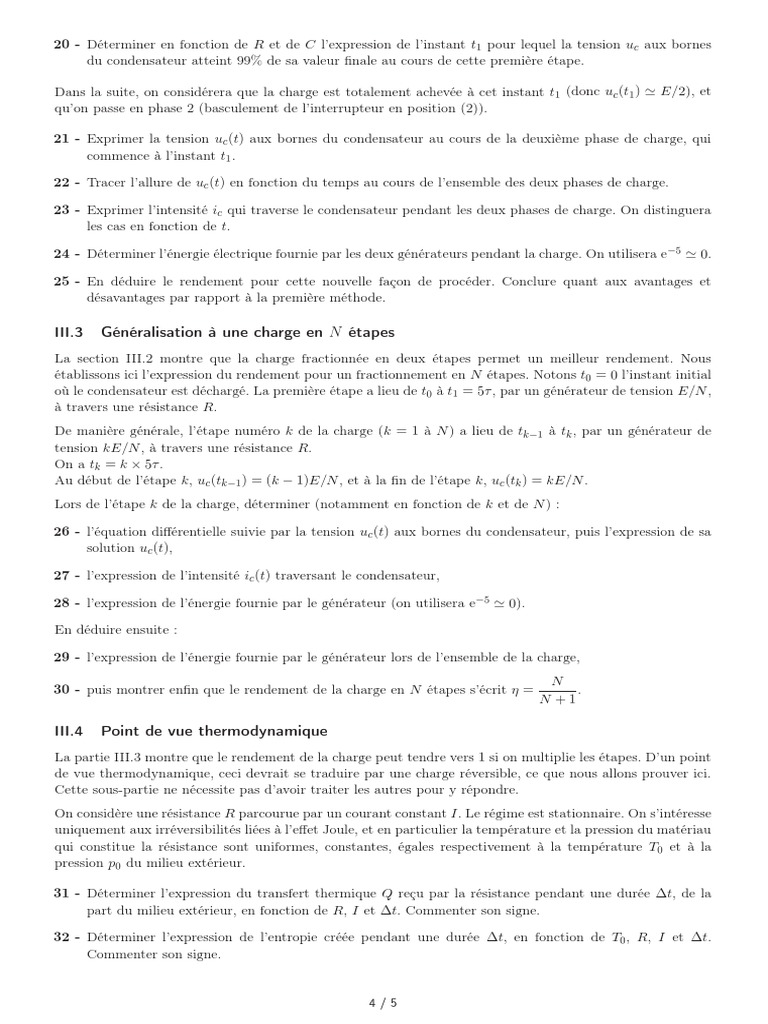 SUJET - OP - PHYSIQUE - Part - 2 | PDF