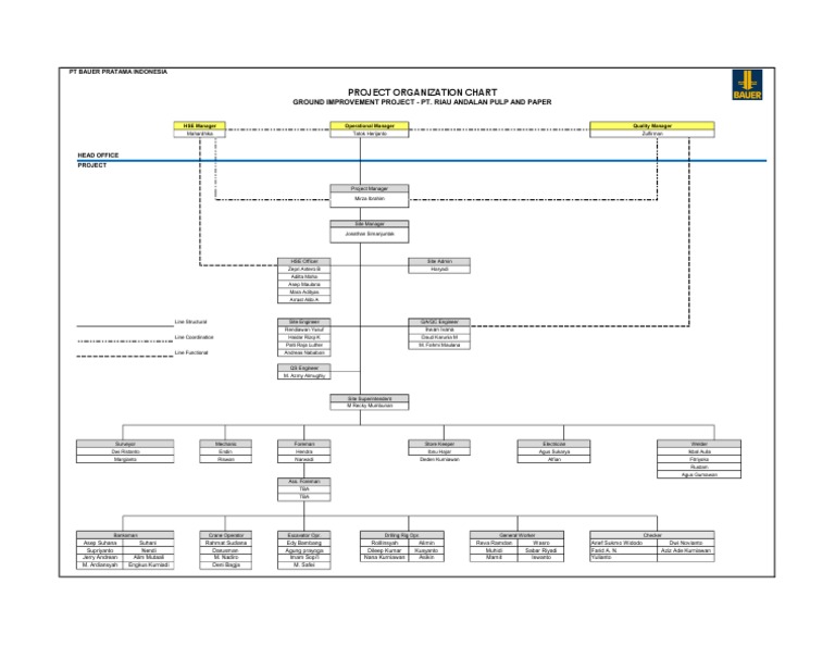 Project Organization Chart - RAPP PDF | PDF