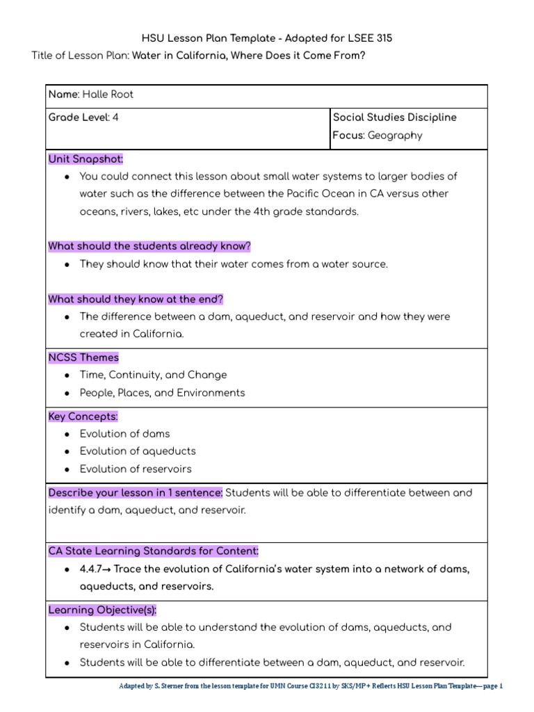 Lesson Plan 315 | PDF | Lesson Plan | Behavior Modification