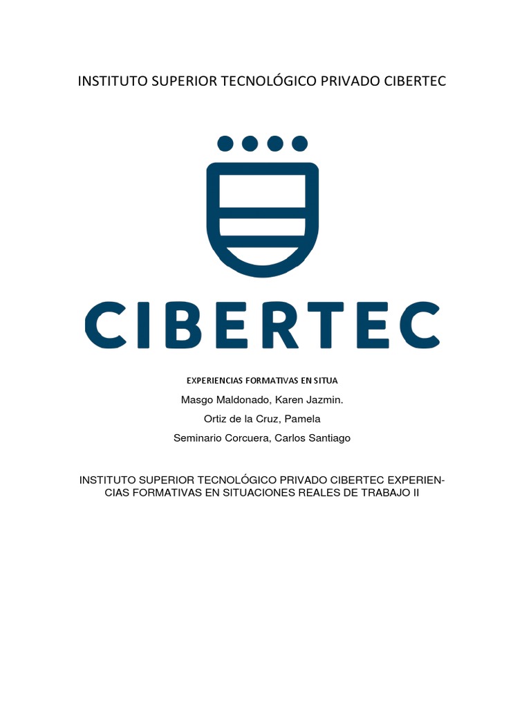 Logo del Instituto Cibertec | PDF | Sistema de informacion | Bancos