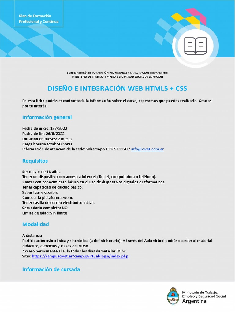 Diseño E Integración Web Html5 + Css | PDF | HTML | Ingeniería de software
