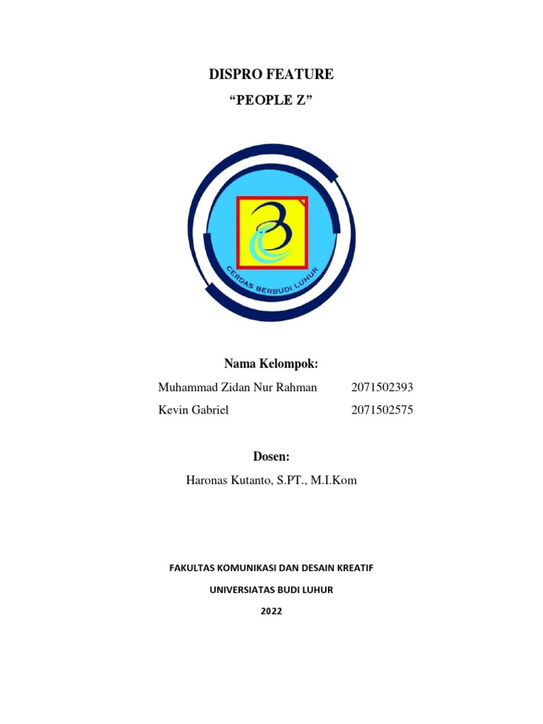 Dispro Produksi Feature - 2022 | PDF