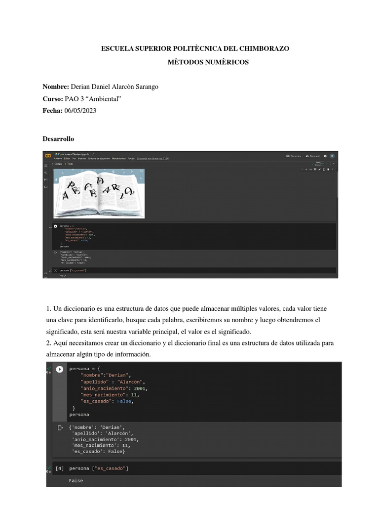 Alarcòn Mètodos Practica4 | PDF | Informática