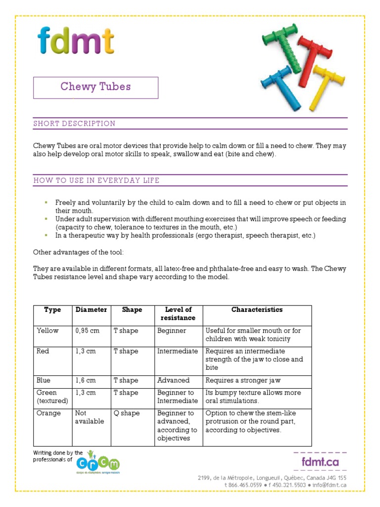 Chewy Tubes - ENG1 PDF | PDF | Medical Specialties | Clinical Medicine