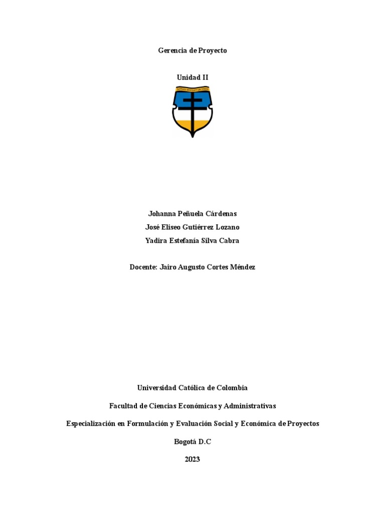 Unidad 2 - Programas y Portafolios | PDF