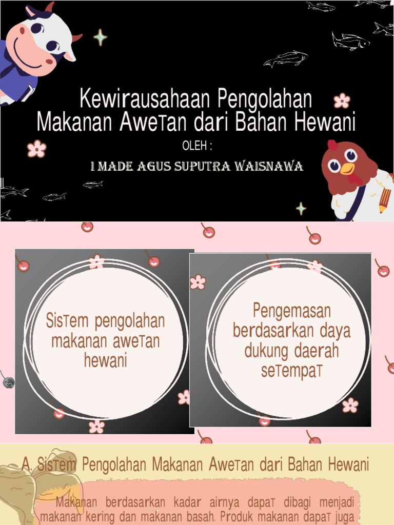 Pengolahan Makanan Awetan Hewani I Made Agus Suputra Waisnawa - X IPS 1 ...