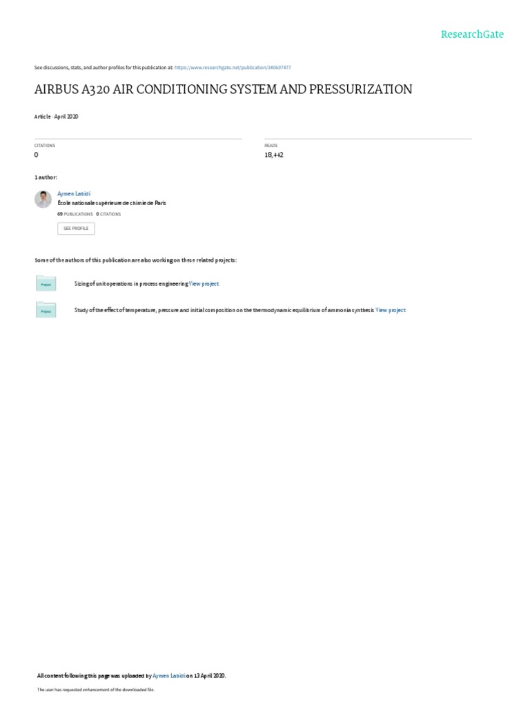 Airbus Air Conditioning System | PDF