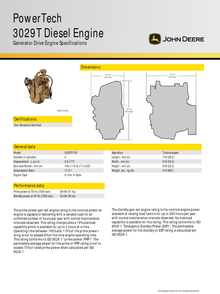 3029tf120 PDF | PDF | Engines | Horsepower