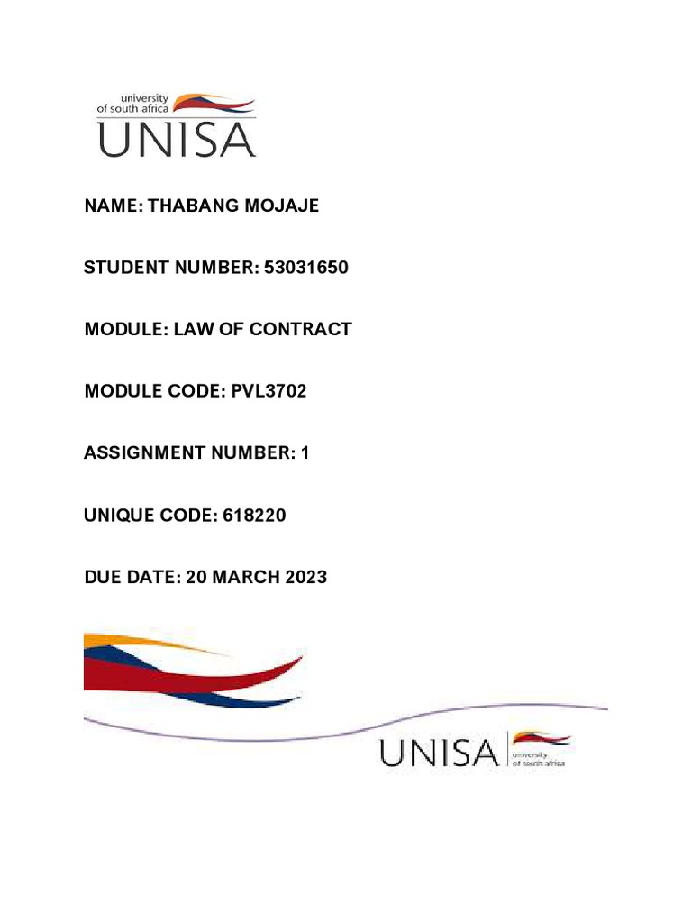 Unilateral Mistakes in Contract Law | PDF