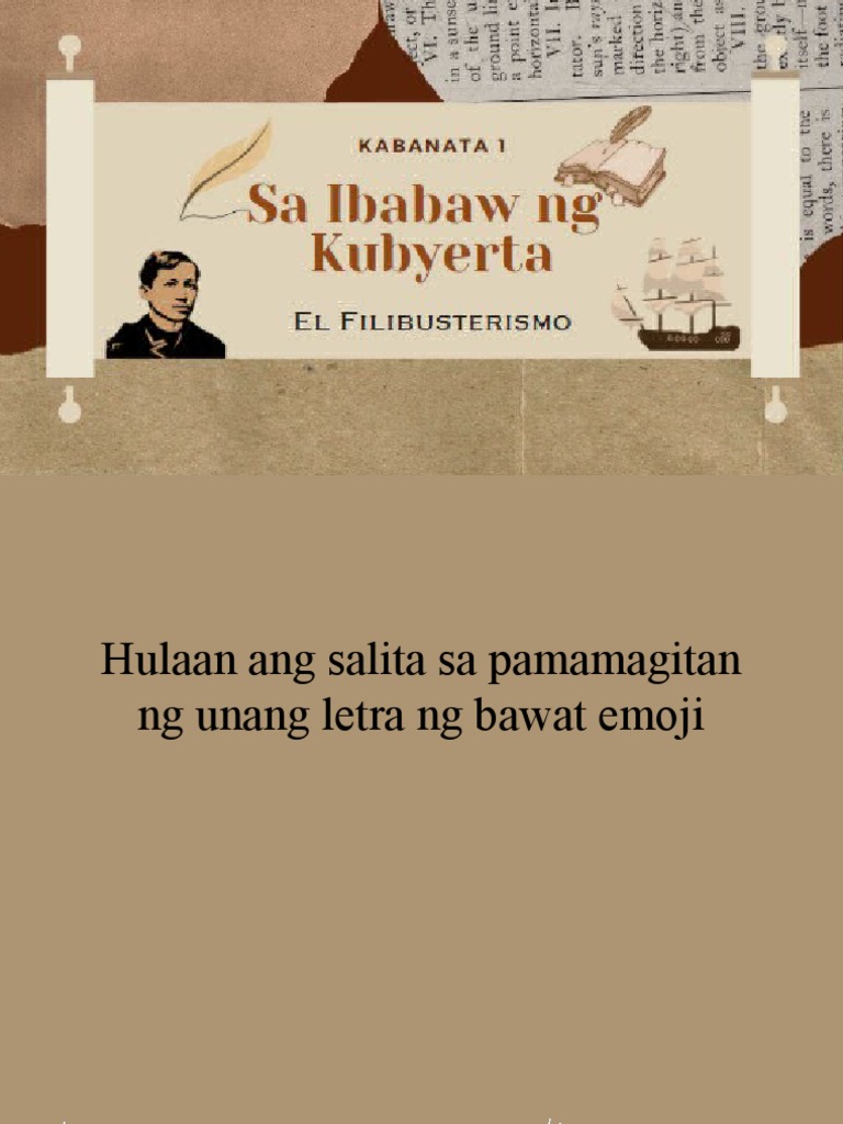 Sa Ibabaw NG Kubyerta REPORT | PDF