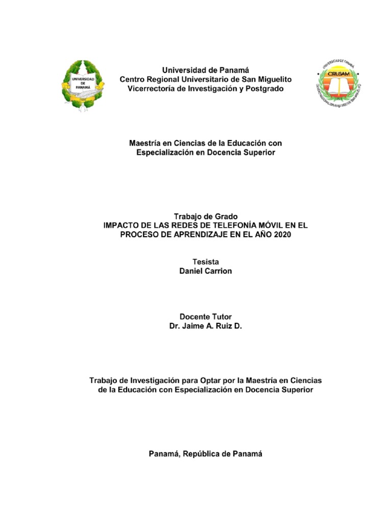 Daniel Carrion PDF | PDF | Enseñando | Radio