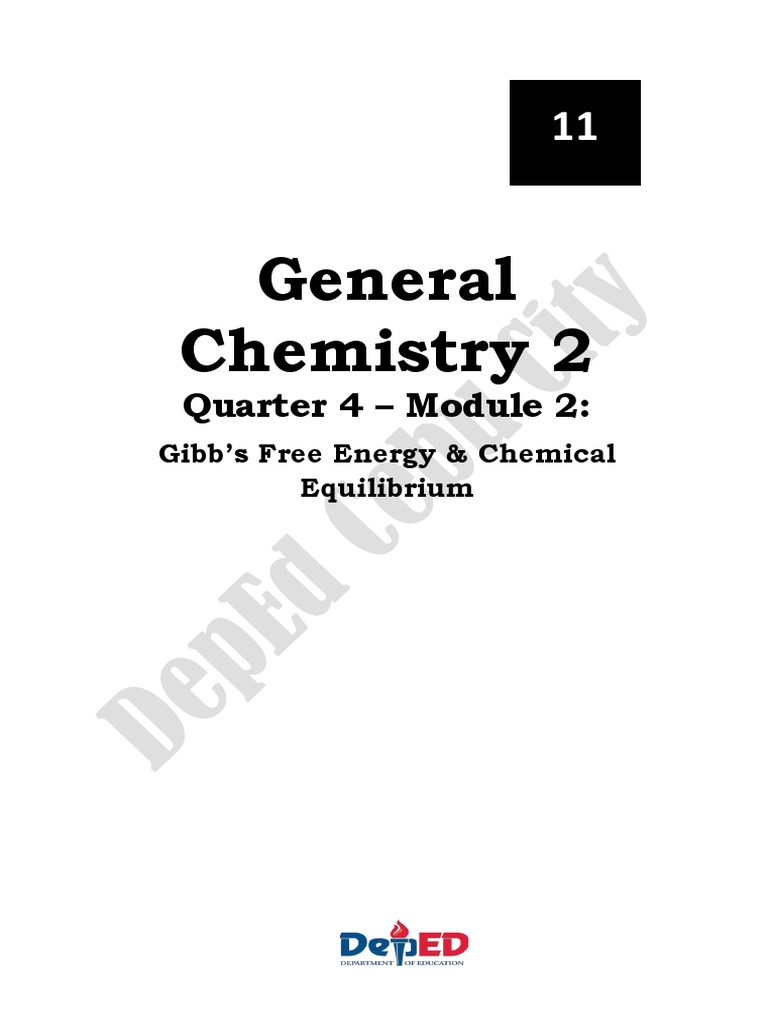 Gen Chem 2 Quarter 4 Module 2 (Colored) PDF | PDF