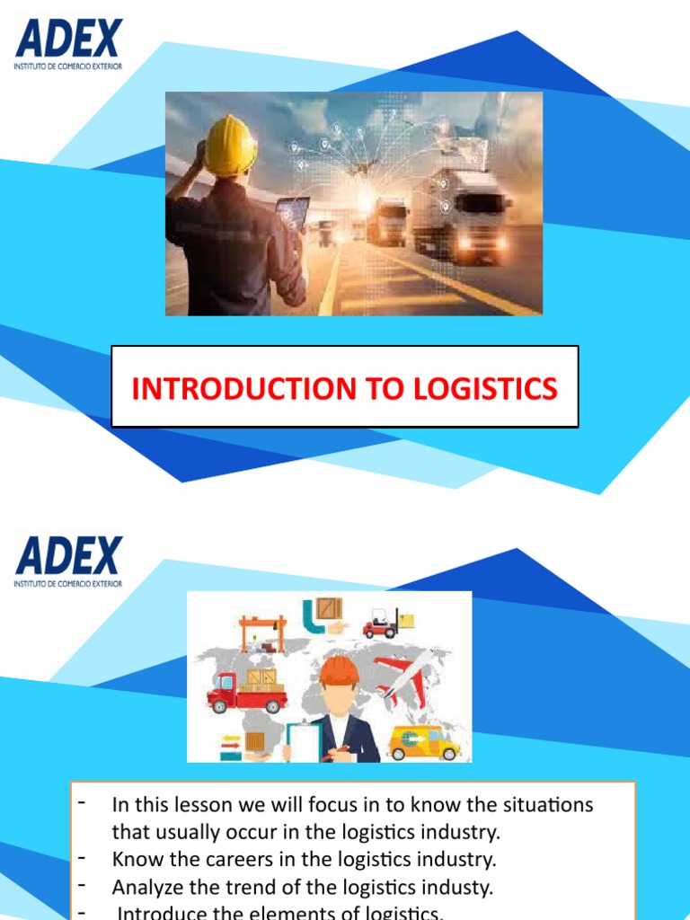 Introduction To Logistics | PDF