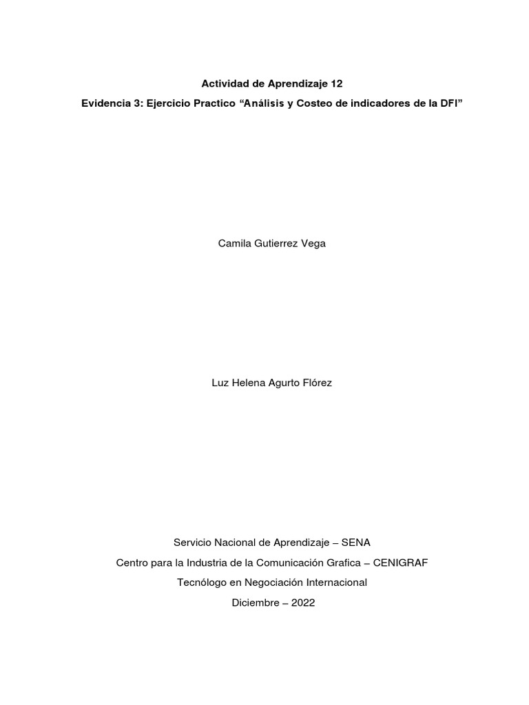 Act 12 Ev 3 DFI - PDF | PDF