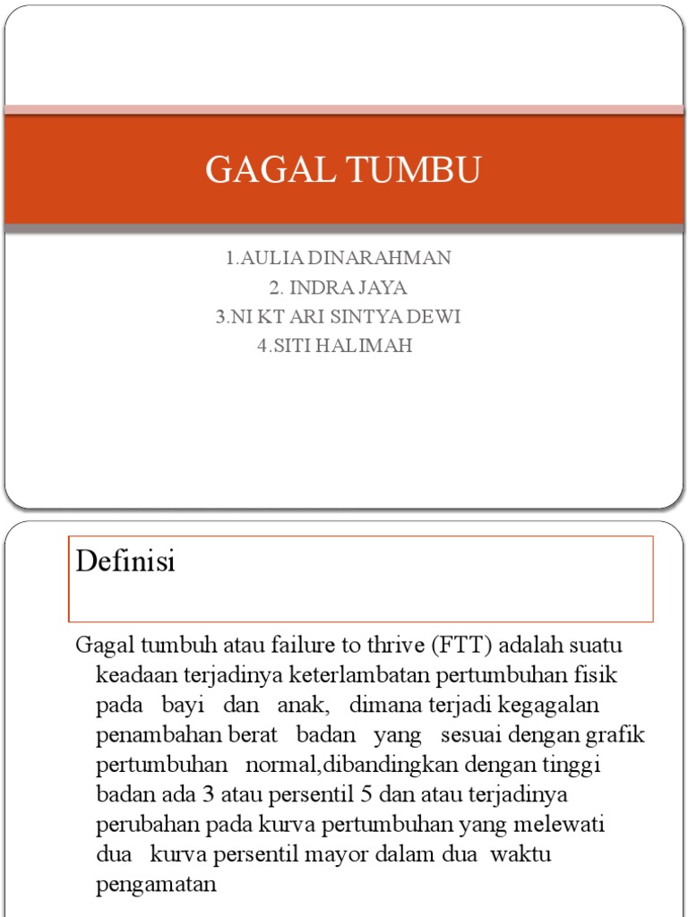 Gagal Tumbuh | PDF