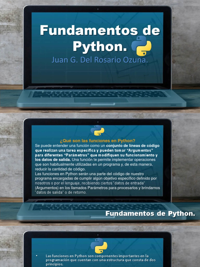 PYTHON Funciones | PDF