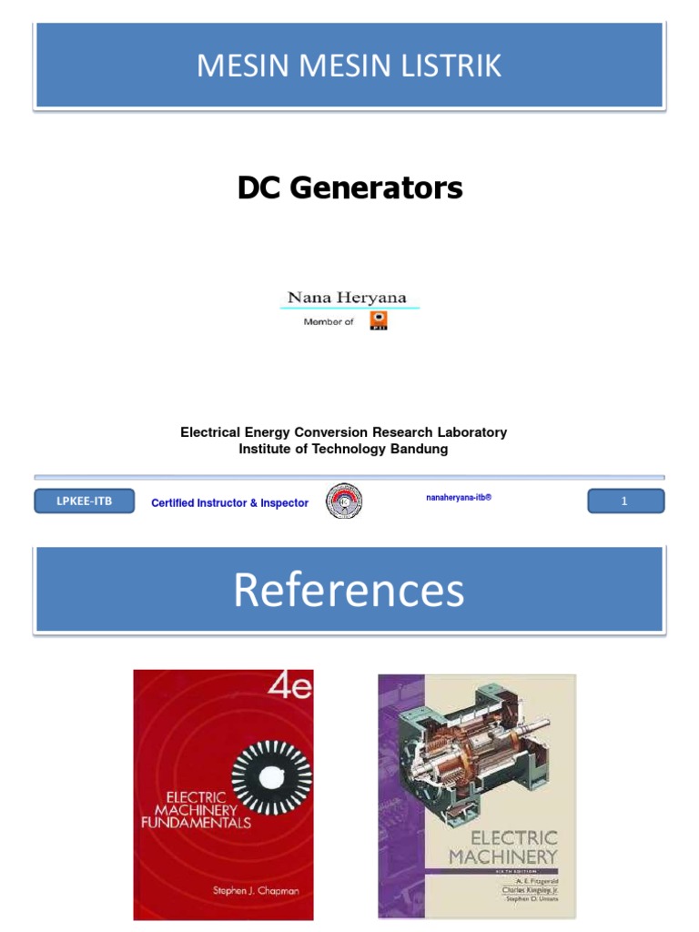 Generator Arus Searah PDF | PDF