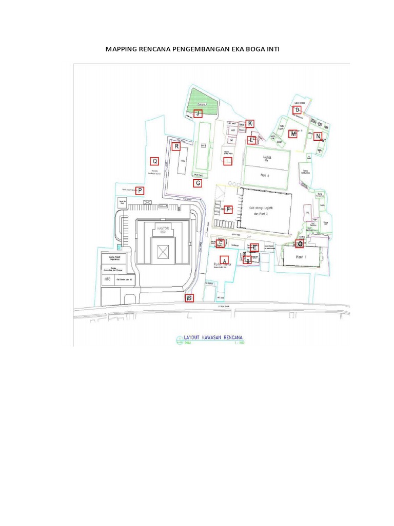 Master Plant Eka Boga Inti Rencana 3 Departemen | PDF