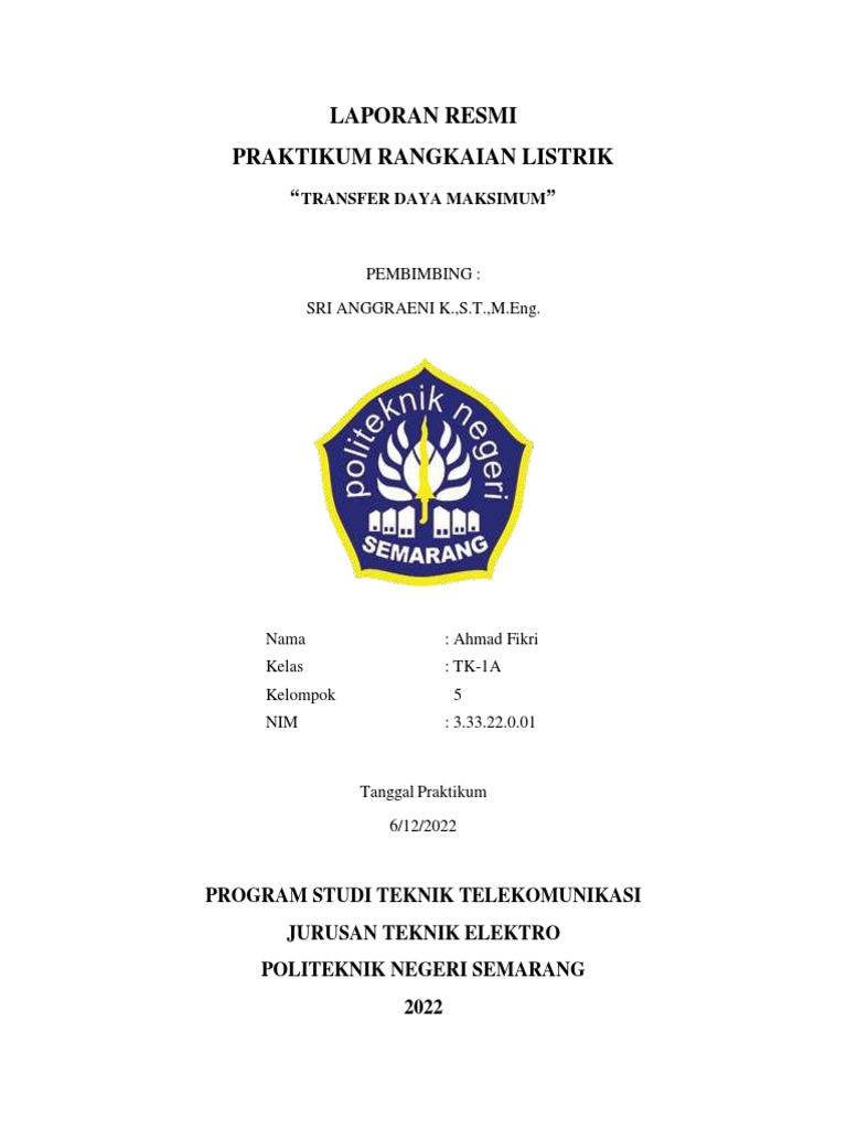 LAPORAN RESMI RL 10 PDF | PDF | Sains & Matematika | Teknologi & Rekayasa