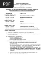 ACCA EXAM 2025 Time Schedule | PDF