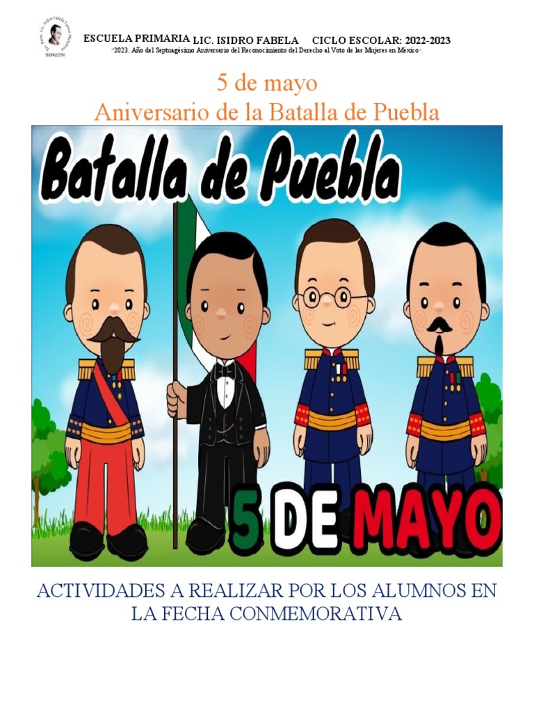 Actividades 5 de Mayo | PDF