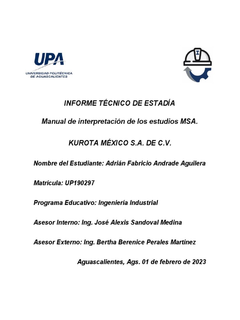 Manual de Estándares MSA Kurota México | PDF | Medición | Toma de ...